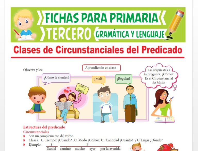Ejercicios de Gramática y Lenguaje para Tercer Grado de Primaria – 2022