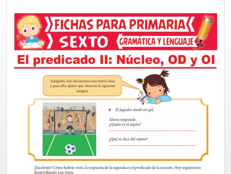 Gramática y Lenguaje para Sexto Grado de Primaria – 2022